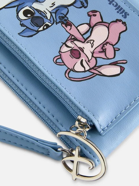 DISNEY PRIMARK LILO Stitch Coin Purse Bag Women New Wallet Blue Pouch ...