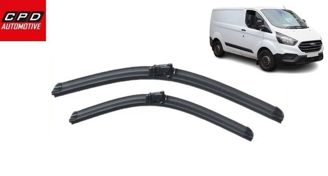 FORD TRANSIT CUSTOM 2012-2021 Front AERO FLAT Wiper Blades 30" + 28 ...