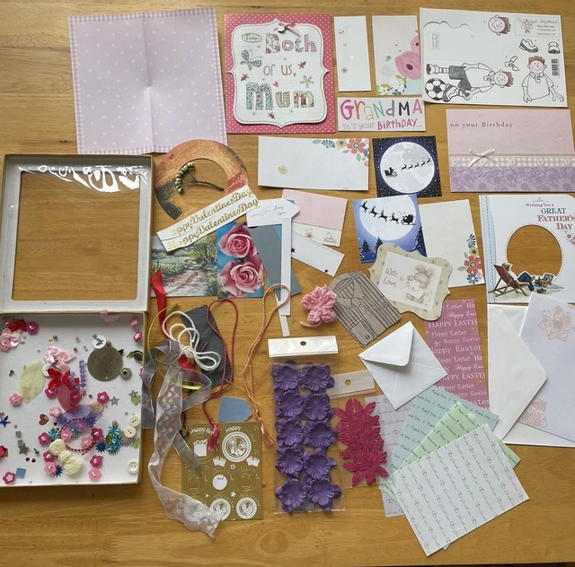 JOB LOT CRAFT bundle card making. Lots Of Bits And Piece Set 2 £0.99 ...