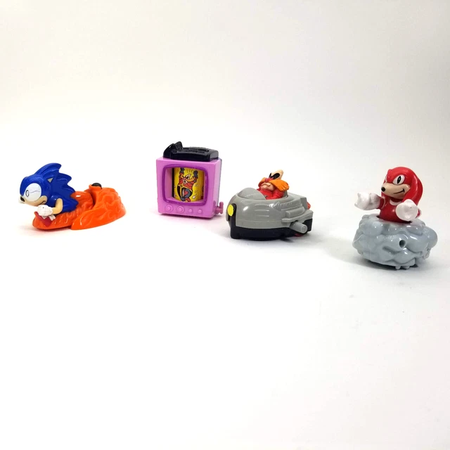 SONIC THE HEDGEHOG 3 Happy Meal Toys 1993 McDonald's Vintage Sega Toys Lot of 4 £21.53 - PicClick UK