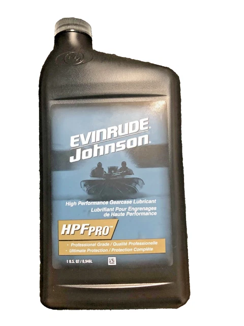 EVINRUDE E-TEC GEAR Box Oil Lube BRP ETEC Johnson HPF PRO Boat £29.50 ...