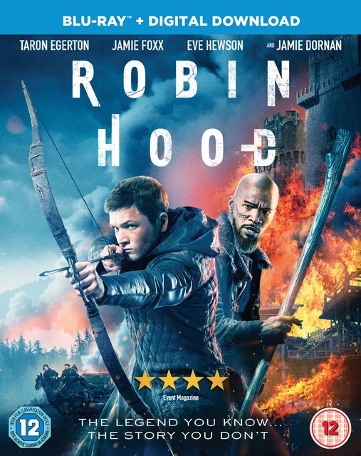 ROBIN HOOD (BLU-RAY) Jamie Dornan Paul Anderson Tim Minchin Björn ...