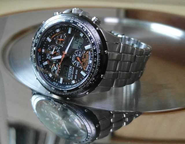 CITIZEN ECO-DRIVE SKYHAWK Promaster U600 Radio Controlled - Top! EUR ...