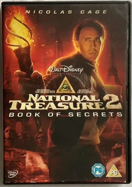 NATIONAL TREASURE 2 - Book Of Secrets - Nicolas Cage - Reg 2 Dvd £3.81 ...