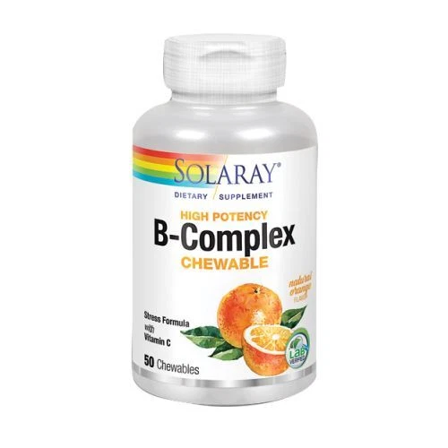 B-COMPLEX CHEWABLE ORANGE 50 Wafers By Solaray £22.97 - PicClick UK