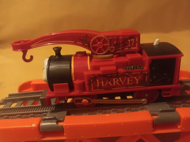 THOMAS THE TANK Engine Trackmaster Revolution Harvey Motorized Train ...