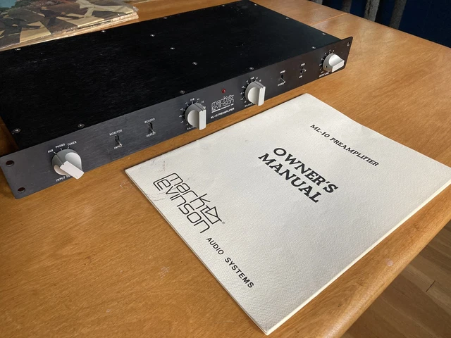 VINTAGE EARLY 1980S Mark Levinson ML-10 Preamplifier Serial Number 0048 ...