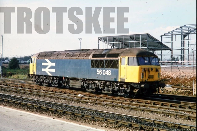 35MM SLIDE BR British Railways Diesel Loco Class 56 56048 Westbury 1986 ...