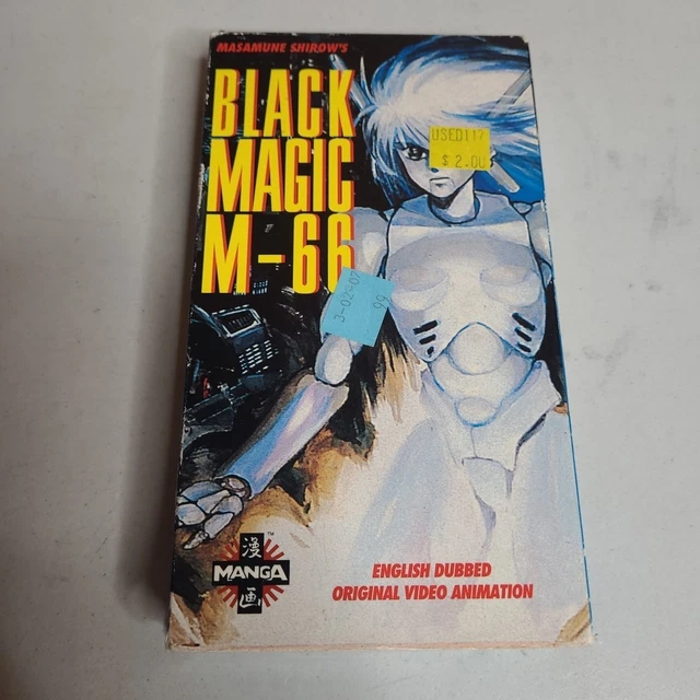 BLACK MAGIC M-66 M66 Masamune Shirow Anime VHS Manga Video Movie 80s 90 ...