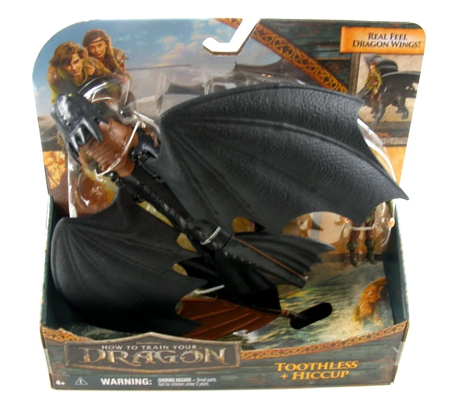 SPIN MASTER HOW To Train Your Dragon Toothless + Hiccup Action Figure ...