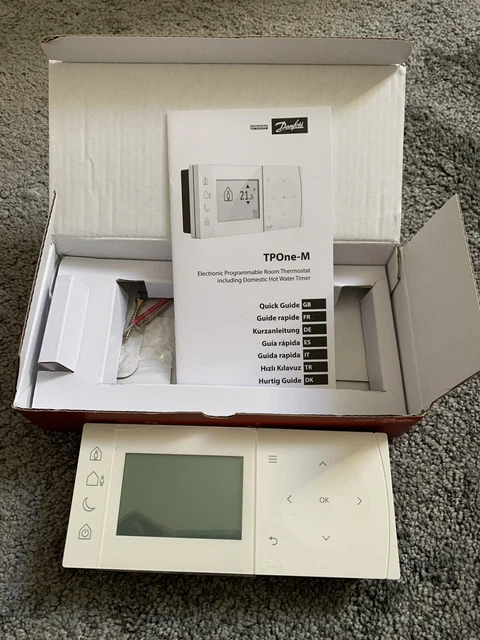 Danfoss Tpone M Programmable Room Wired Thermostat Chrono 230v