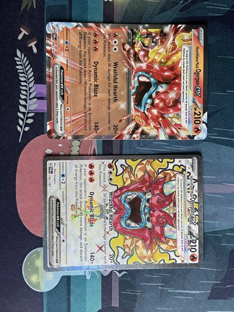 HEARTHFLAME MASK OGERPON Ex Pokémon Card Lot (x2 Cards) £3.30 - PicClick UK