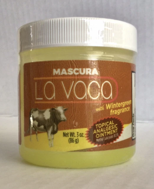 MASCURA LA VACA Analgesic Ointment 10.5% Methyl Salicylate with ...