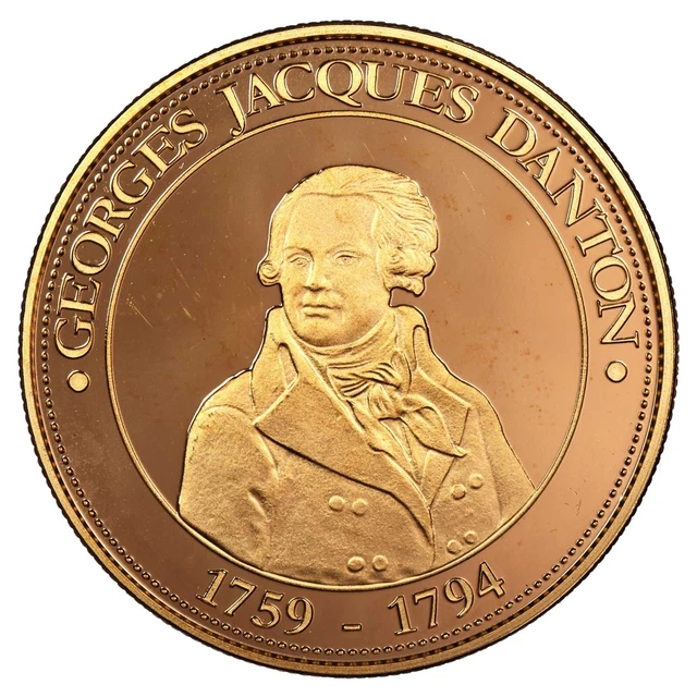 FRANCE MÉDAILLE RÉVOLUTION Française Georges Jacques Danton ...