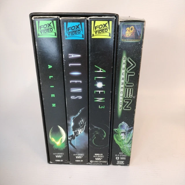 ALIEN TRILOGY VHS Box Set: Alien, Aliens, Alien 3 - Collectible 1993 ...