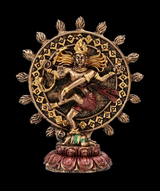 SMALL SHIVA NATARAJA Figurine - Hinduistische Mythology God Deco Statue ...