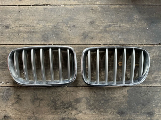 GRILLE CALANDRE HARICOT gauche + droite OEM BMW X3 F25 51117210725 ...