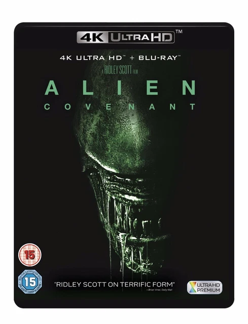 ALIEN COVENANT 4K Remastered Uhd Blu-Ray Ridley Scott 2017 Brand New ...