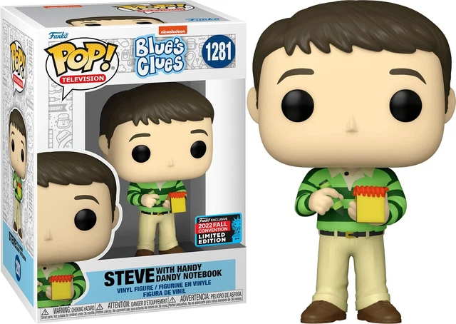 BLUE'S CLUES - Steve con pratico notebook dandy #1281 NYCC 2022 Funko ...