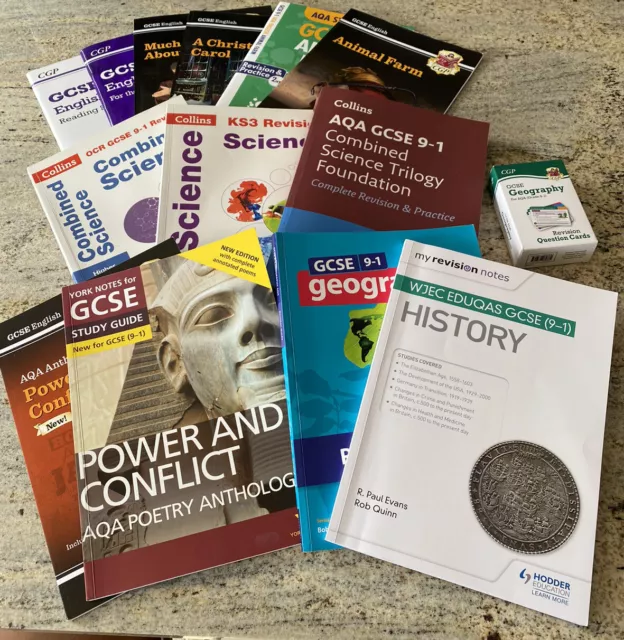 GCSE REVISION BOOKS £35.00 - PicClick UK