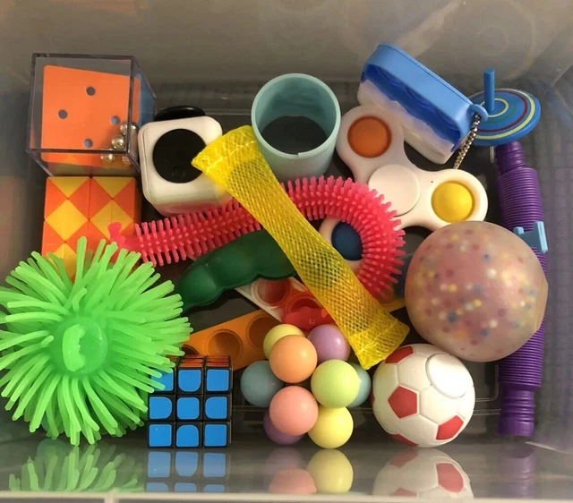FIDGET TOYS BUMPER Box 18 Items In Each Box The Fun Side £15.00 ...