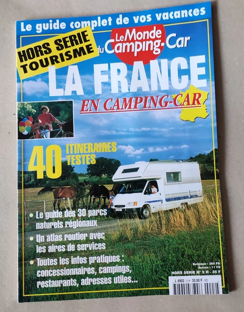 Revue Le Monde Du Camping Car Hors Série Tourisme N° 2 H 1997