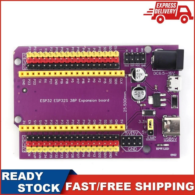 Esp32 Module Usb 38pin Type Cmicro Nodemcu 32s Lua Gpio Expansion