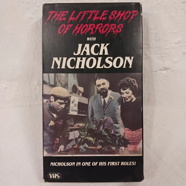 THE LITTLE SHOP Of Horrors VHS Jack Nicholson 1985 Goodtimes Roger ...
