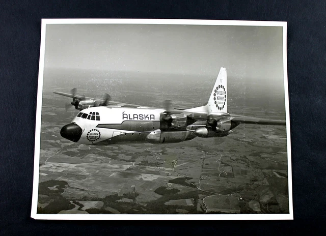 PHOTO AVION AIRCRAFT LOCKHEED HERCULES C-130 US AIR FORCE ALASKA ...
