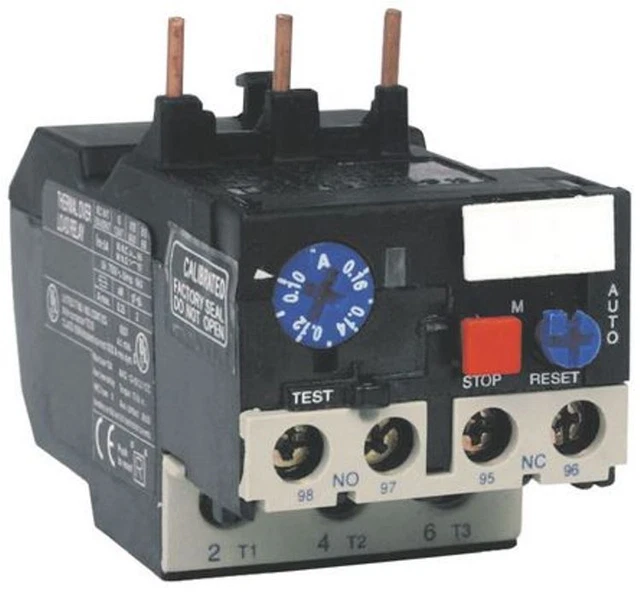 RS THERMAL OVERLOAD Relay Contractor 3 Pole 1.6 2.5A 1.5 kW 600 V AC ...