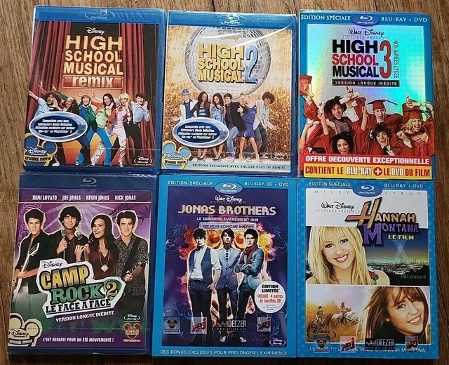 HIGH SCHOOL MUSICAL TRILOGIE, CAMP ROCK 2, JONAS BROTHERS LE CONCERT ...