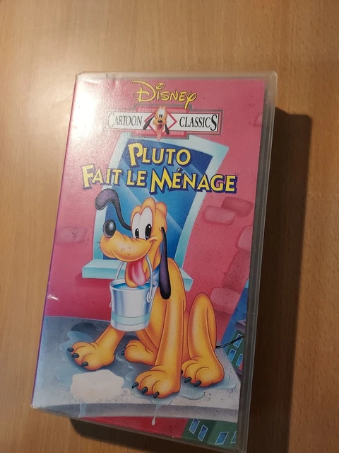 K7 VHS / CASSETTE VIDEO - DISNEY / PLUTO - Pluto fait le ménage EUR 1 ...