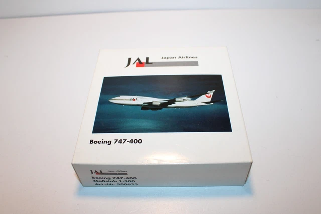 HERPA WINGS 1:500: 500623 Boeing 747-400 JAL Japan Airlines (1), OVP Abriss EUR 15,80 - PicClick DE