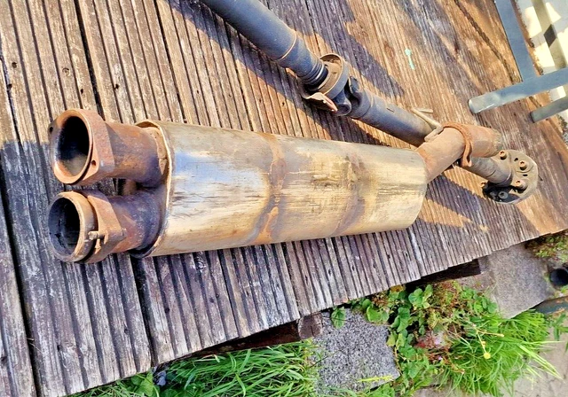 MERCEDES C43 AMG W202 exhaust resonator Complete w210 w208 £100.00 ...