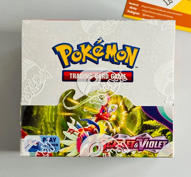 Pokemon Box Scarlet And Violet Booster Box Base Tcg Sealed English 36 Packs Eur 16000 Picclick It