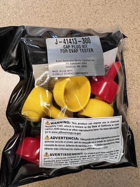 KENT MOORE TOOL J-41413-300 Evap Cap Plug Kit For Evap Tester $744.25 ...