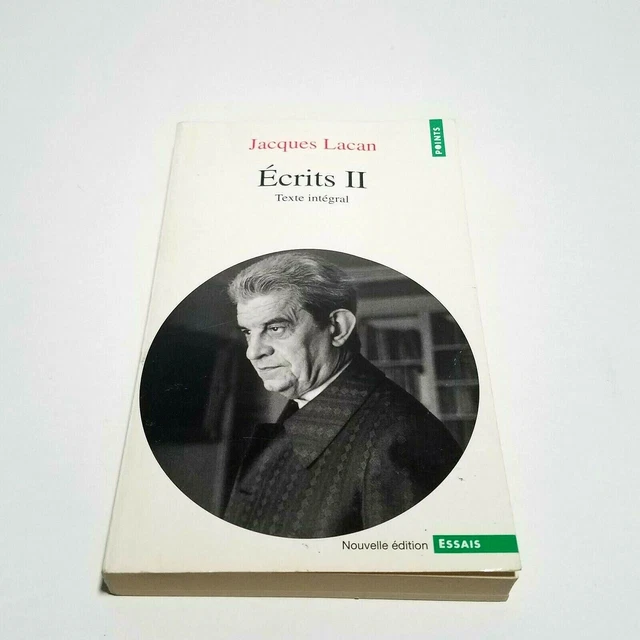 ECRITS II TEXTE Intergral by Lacan, Jacques - 1999 (French Edition) $28 ...