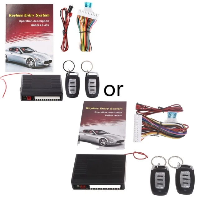 CAR AUTO REMOTE Central Door Locking Vehicle Keyless Entry System Kit ...