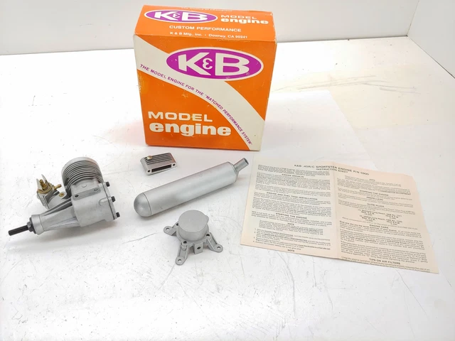 K&B RACING MODEL Engine No. 5900 .45R/C Sportster w/ Box - Never Run ...