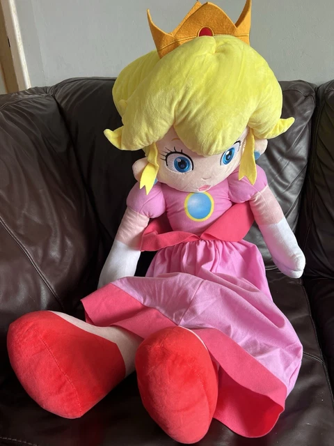 LARGE SUPER MARIO Princess Peach Soft Toy Teddy Doll £21.51 - PicClick UK