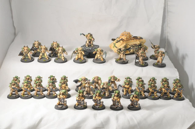 HORUS HERESY DEATH Guard Army 30K Painted Astartes Forge World 40K ...