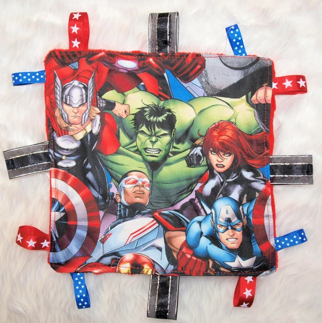 BABY TAGGIE | Taggy | Soft Toy | Sensory Blanket | Minky Gift | Avenger ...
