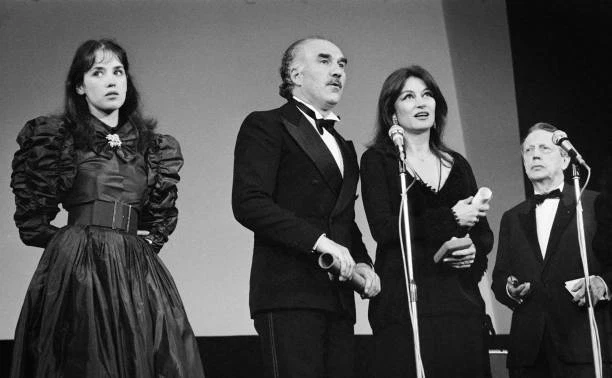 FRENCH ACTRESSES ISABELLE Adjani Anouk Aimee French actor Michel P- Old ...