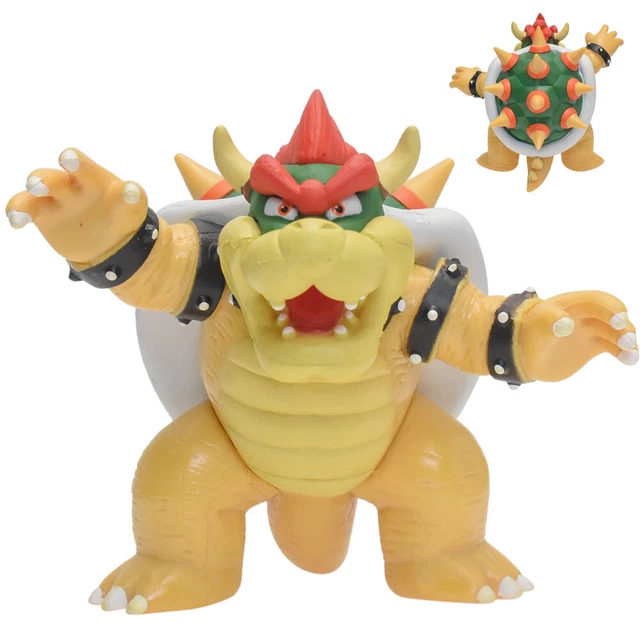 SUPER MARIO BROS Brothers Bowser King Koopa Action Figures Toy Gift ...
