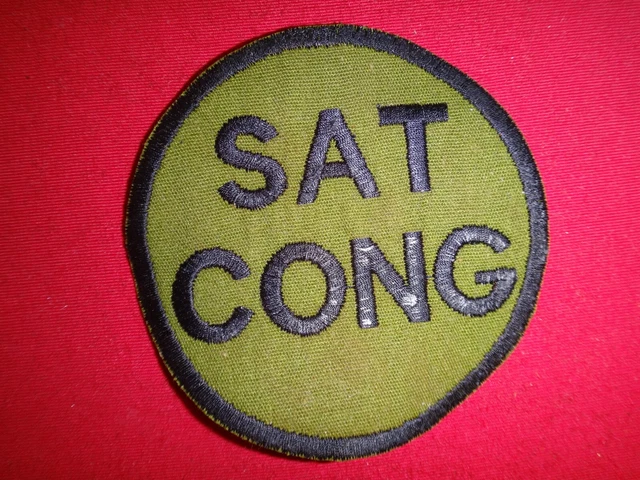 VIETNAM GUERRE SLOGAN " Sat Cong " Kill Communists (Vc)Attenué Patch ...