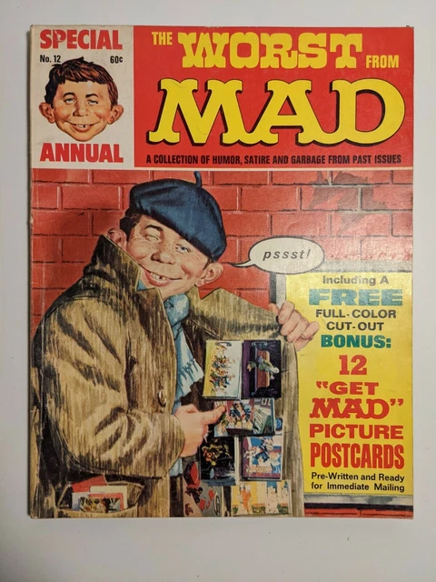 MAD MAGAZINE SPECIAL Annual #12 ‘The Worst from Mad’ 1969 - Complete w ...