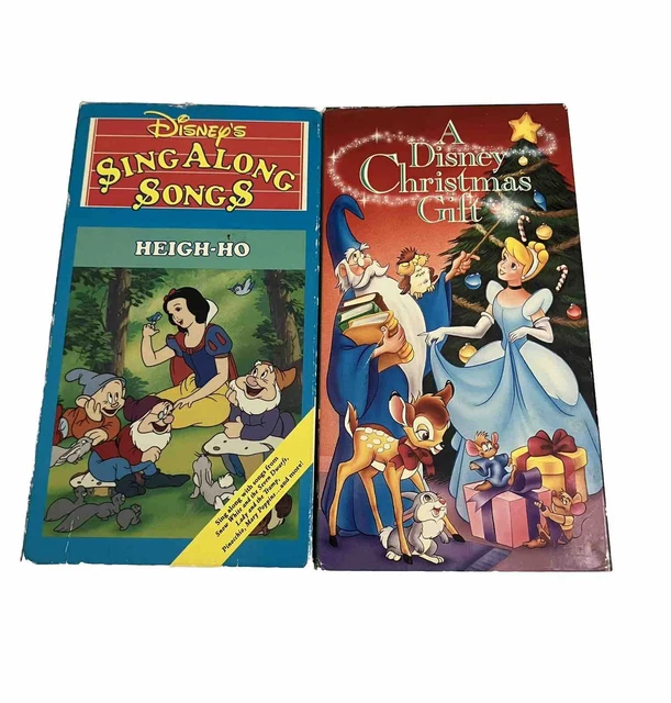 DISNEY SING ALONG Songs 2-VHS Bundle Heigh-Ho, Zip-A-Dee-Doo-Dah £11.06 ...