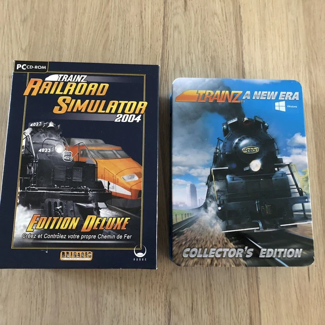 2 COFFRETS LUXE TRAINZ RAILROAD SIMULATOR - ÉDITION DELUXE - jeux PC trains tgv EUR 20,00 ...