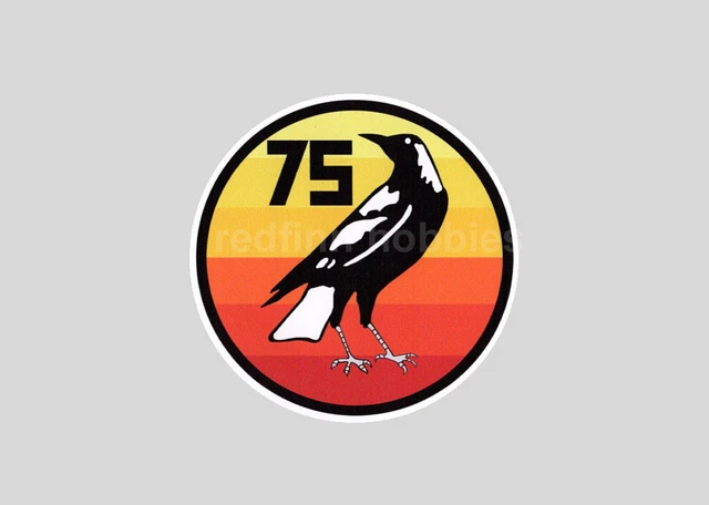 75 SQN RAAF Hi-Vis Sticker - Large EUR 9,99 - PicClick IT