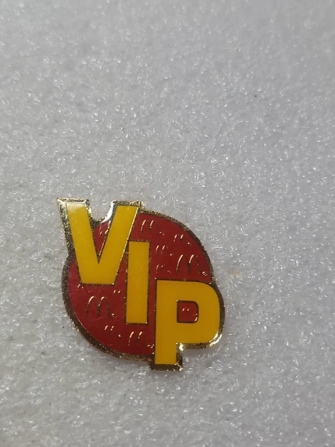 VINTAGE MCDONALD'S ENAMEL Lapel Pin VIP Very Important Person Clutch ...
